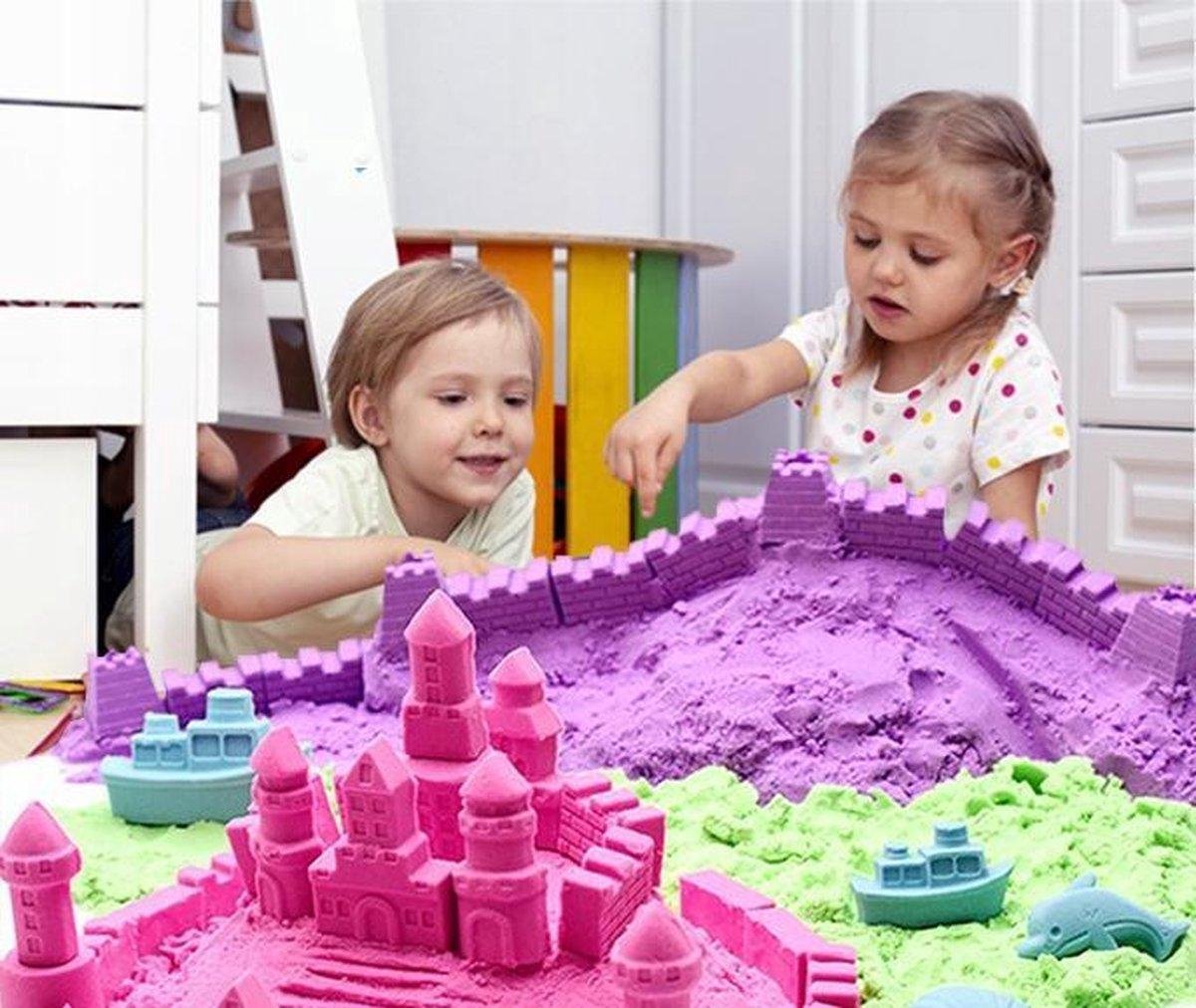 Kinetisch Zand voor Binnen 2 KG inclusief Vele Accessoires - Kinetic ...