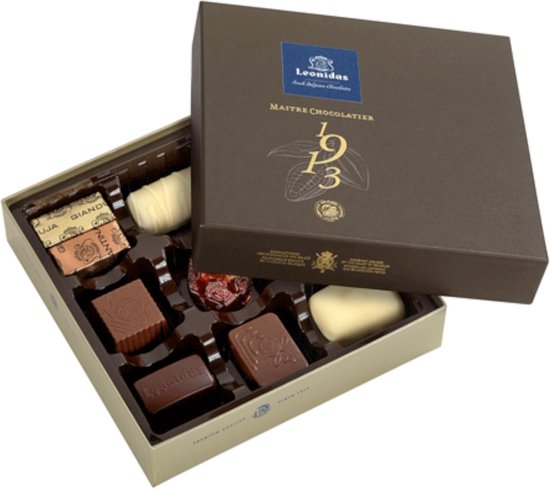 Leonidas Giftbox | Klein & Fijn | Bruin | 9 Bonbons | bol