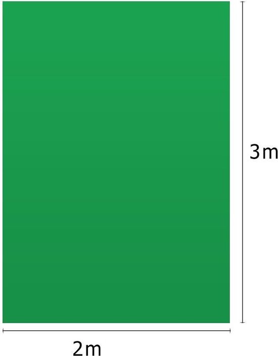 LORIOTH® Green Screen Doek 2x3 meter - Achtergronddoek Wasbaar - Groen ...