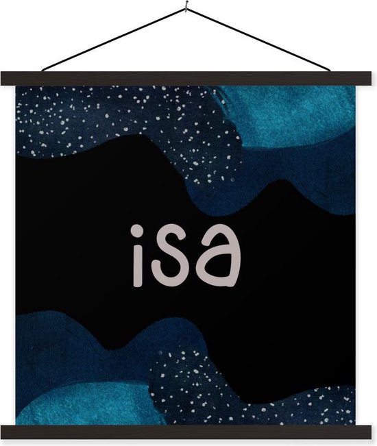 Posterhanger incl. Poster - Schoolplaat - Isa - Pastel - Meisje - 40x40 ...