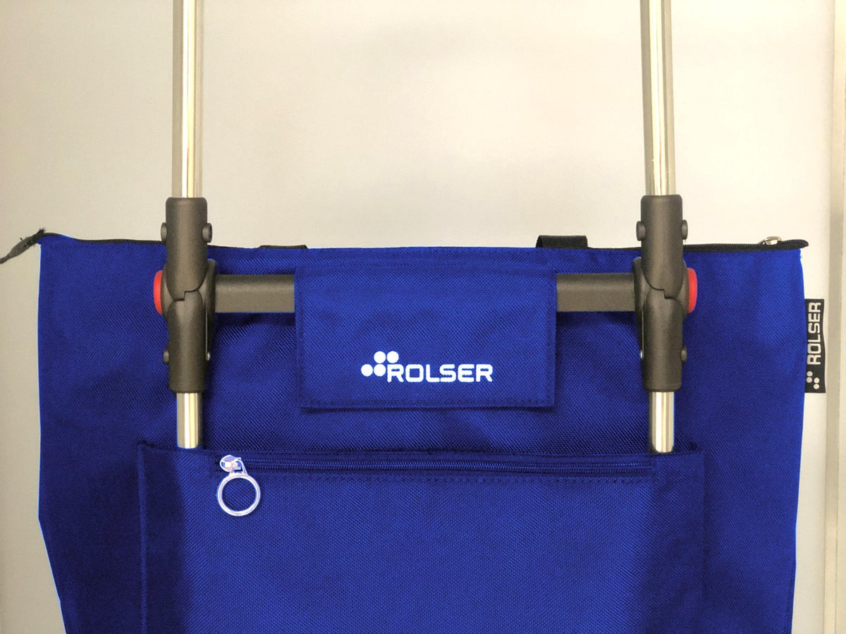Rolser boodschappentrolley - Mini Bag Plus MF (Azul / Logic 2+2) | bol.com