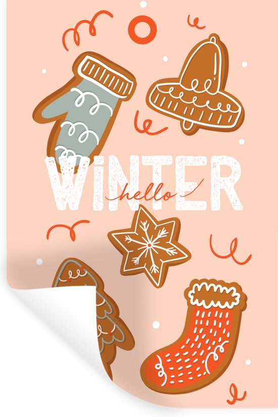 Muurstickers - Sticker Folie - 'Hello winter' - Spreuken - Quotes ...