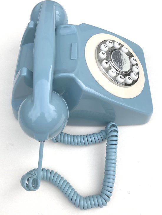 CT8019B Retro Vaste Telefoon - Druktoets - Mechanische Rinkelbel ...