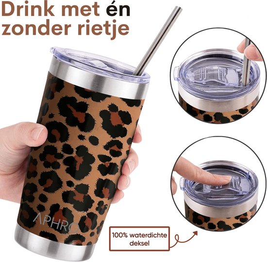 Aphro Thermosbeker - Travel Mug - Thermosfles - Thermoskan - Drinkbeker ...
