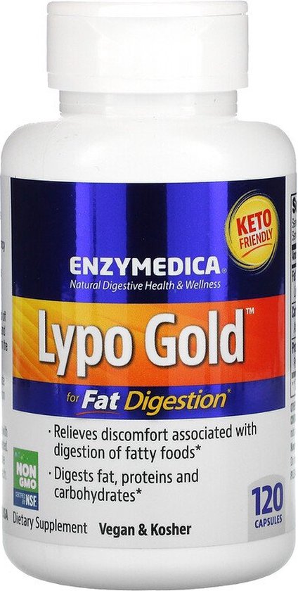 Enzymedica - Lypo Gold - 120 capsules | bol.com