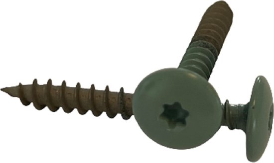 Trespa-color-schroef RVS 4,8mm x 38mm groen A30.3.2 (100 stuks + gratis ...
