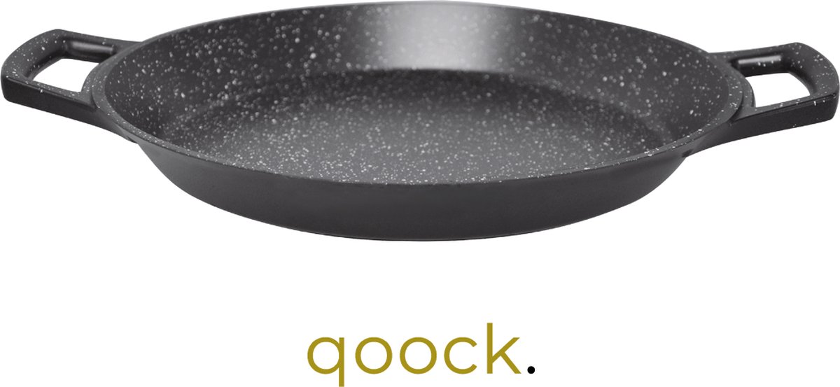 CF Cooking© | XL Paella pan | Ø36cm | Alle warmtebronnen | Marble ...