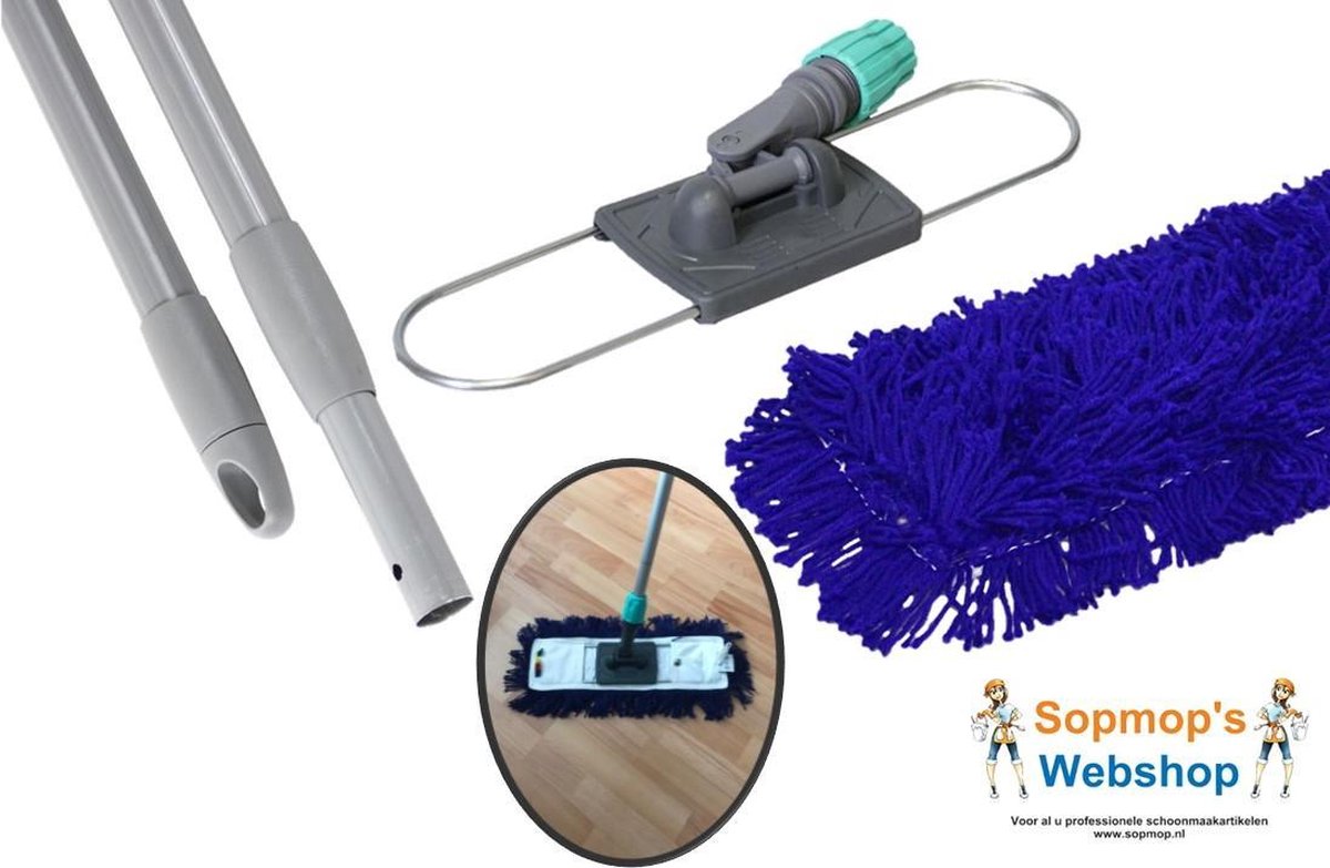 Zwabber Set Professional Compleet 40cm Met Gratis 1 x Extra Zwabberhoes ...