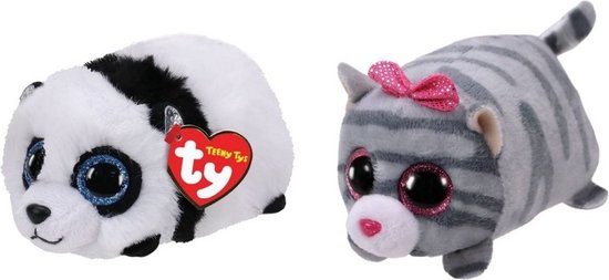Ty - Knuffel - Teeny Ty's - Bamboo Panda & Cassie Mouse | bol