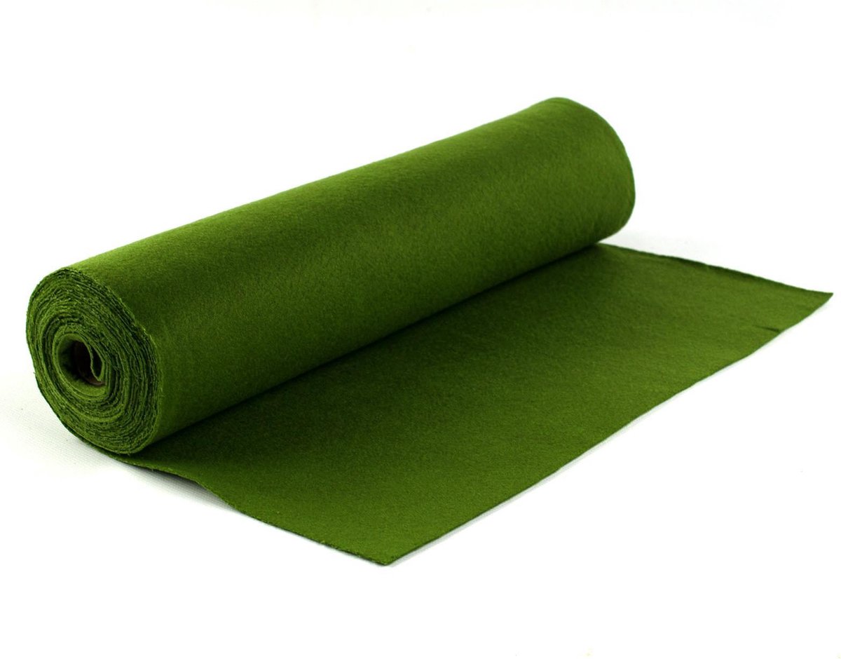 Vilt op Rol 1mm dik 45cmx5m Mosgroen | bol