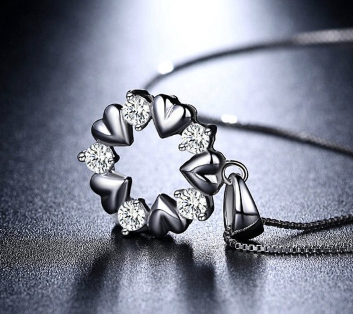 Ketting dames | ketting dames 925 zilver | zilveren dames ketting ...