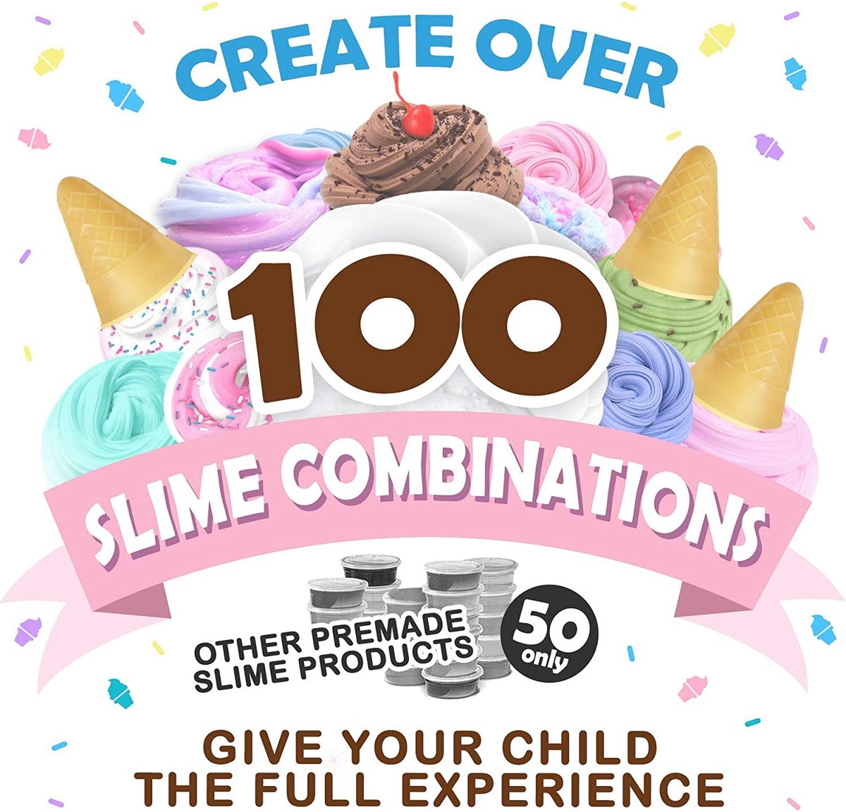 Original Stationery Zeemeermin Fluffy Slijm Kit Pluizige Slijm Kit voor ...