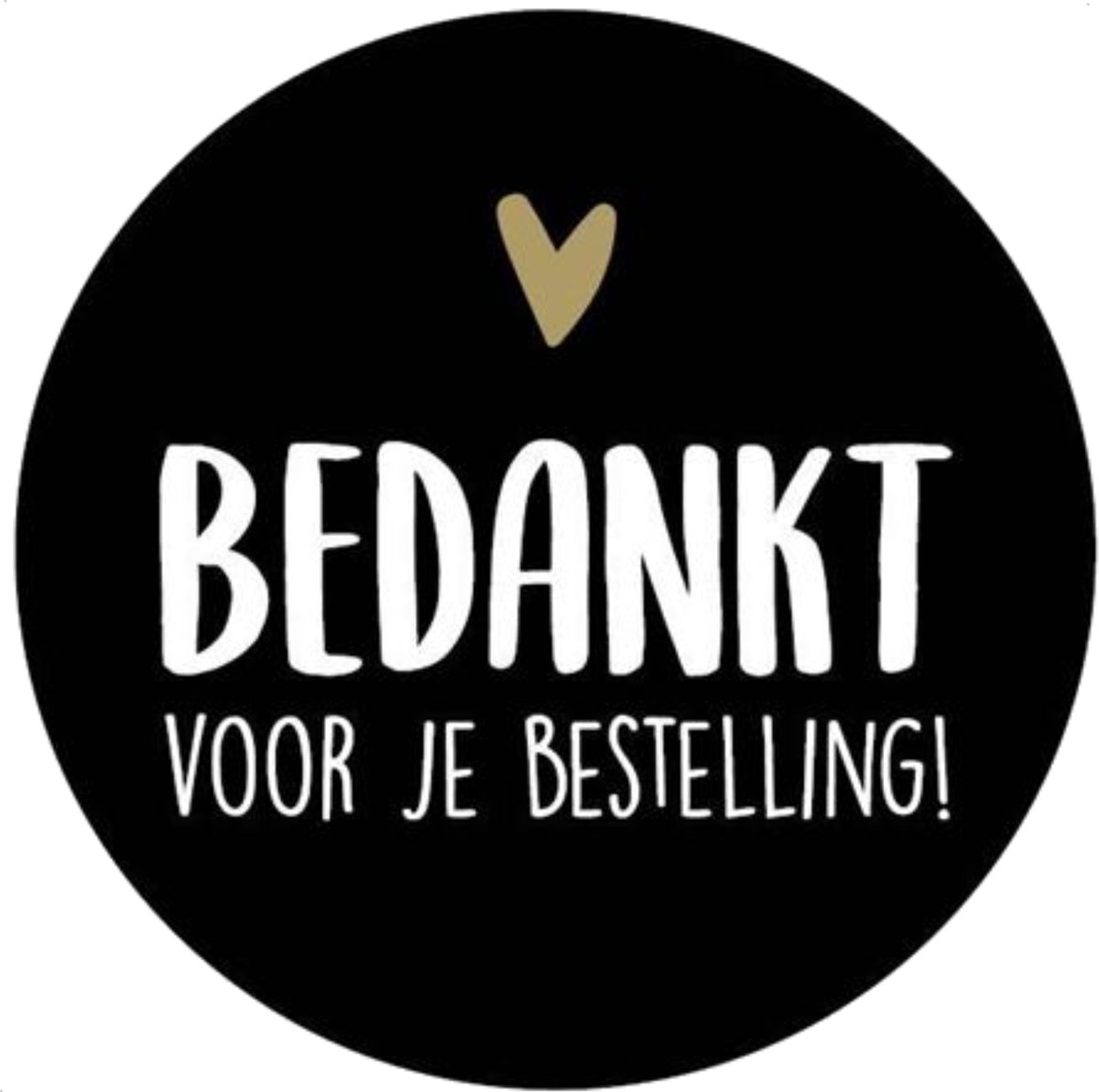 100 Sluitstickers XXL 65mm-Thank You Stickers-Sluitzegel-XXL-Bedankt ...