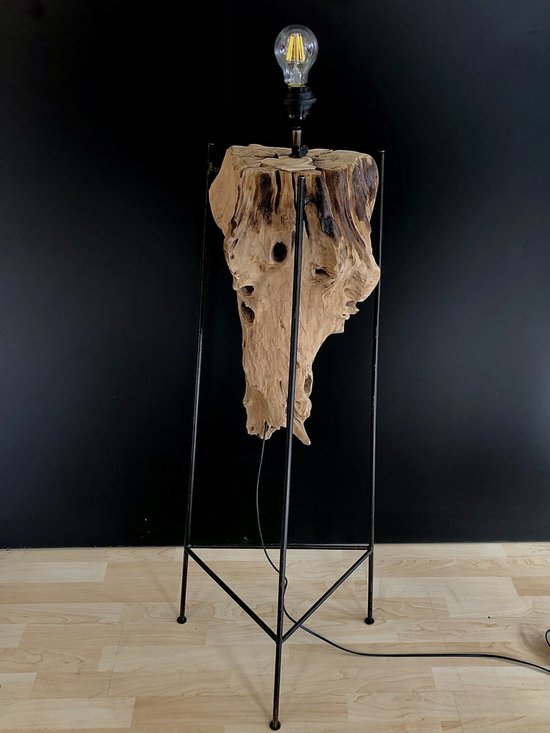 Lamp Display Rama 110 cm hoog - staande vloerlamp - lamp industrieel ...