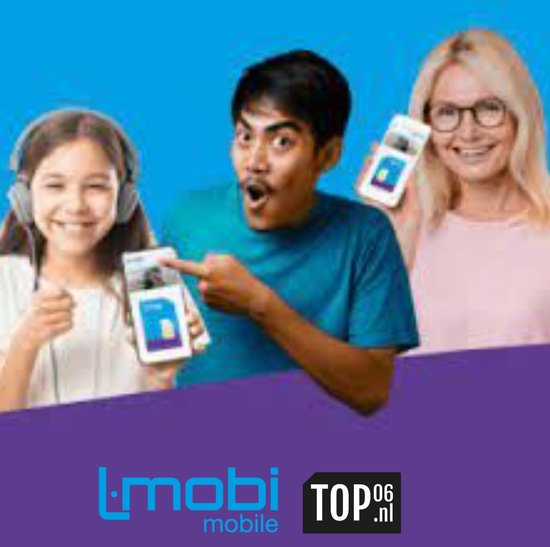 L-Mobi PrePaid Simkaart | 3 maanden bundel | 1GB, 100 belminuten & 10 ...