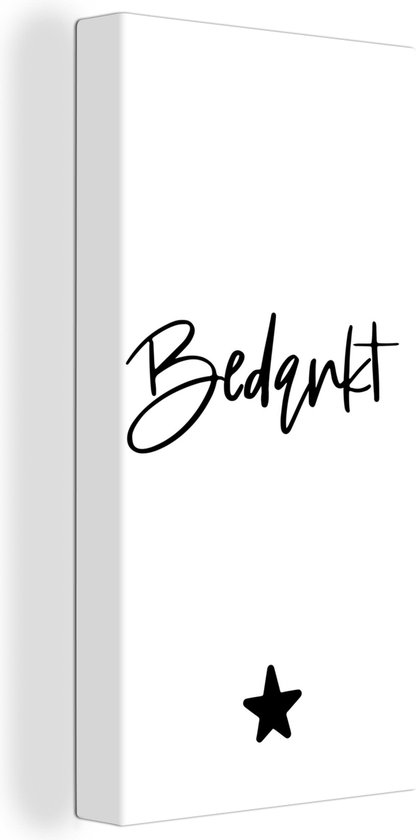 Canvas Schilderij Spreuken - Collega - Bedankt - Quotes - 40x80 cm ...