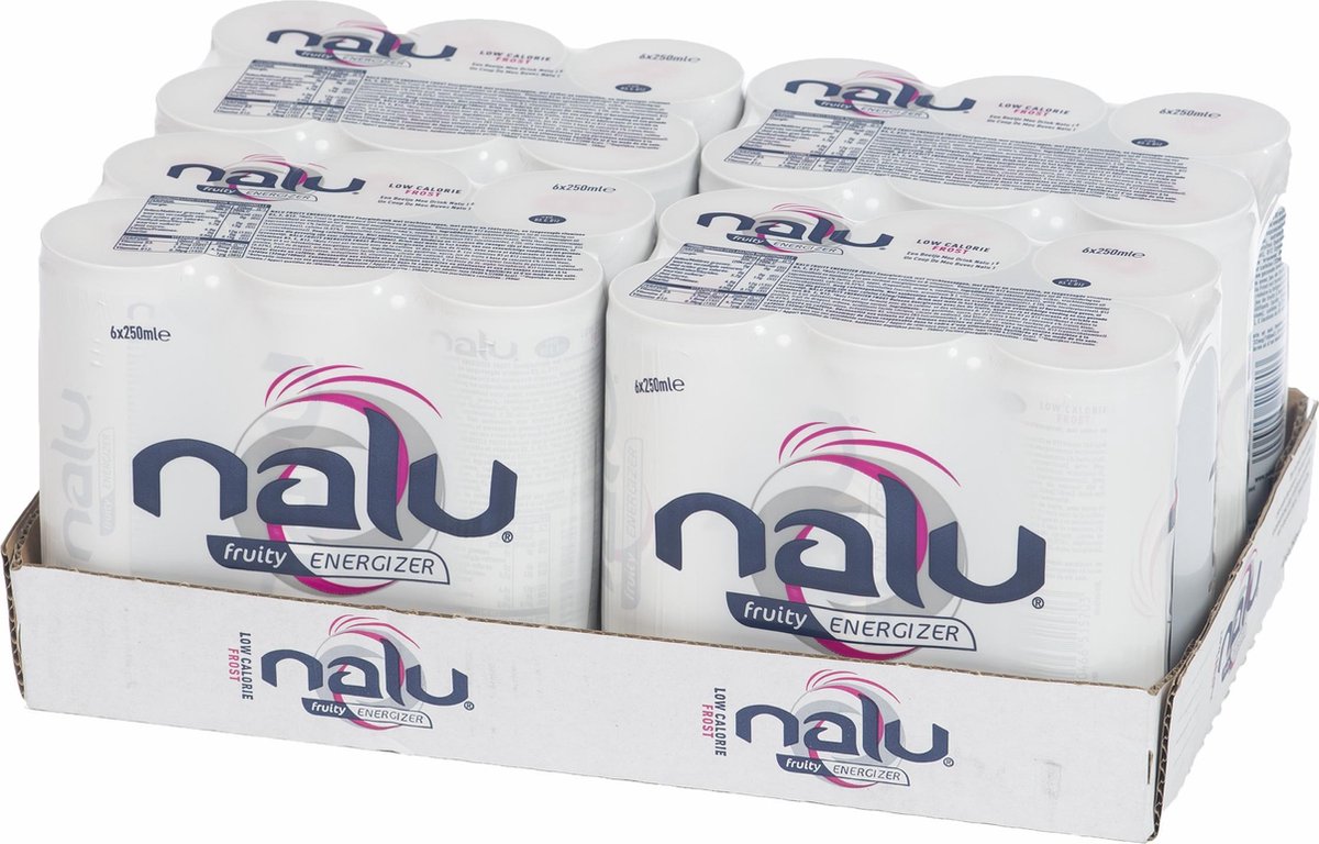 Nalu Frost Energy 24 x 250ml - Drank/drink - Blik/can - 24x25cl - Wit ...