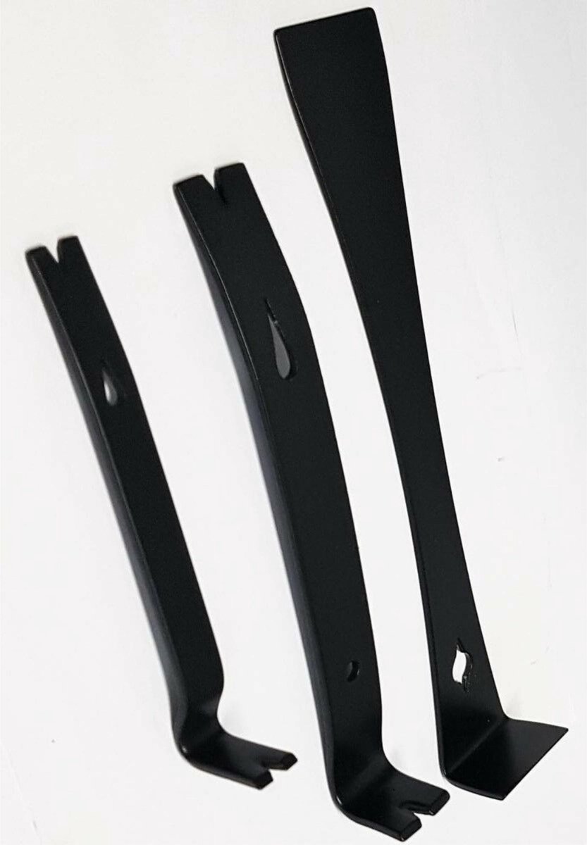 Benson Mini Koevoet - Breekijzer Set - Plat Model - 3 delig | bol