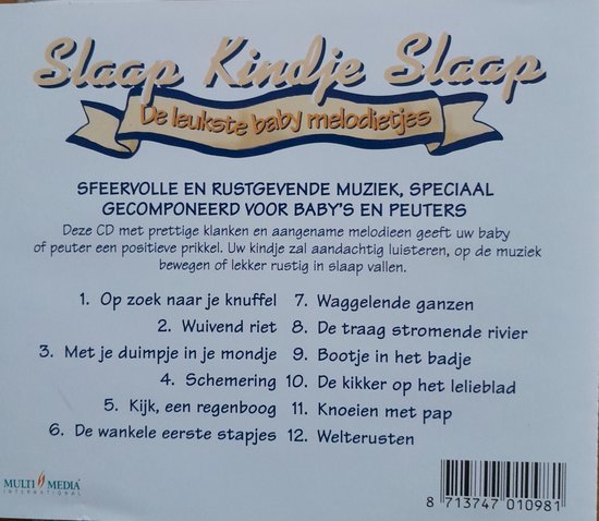 Slaap Kindje Slaap - De Leukste Baby Melodietjes, Unknown Artist | CD (album) | Muziek | bol