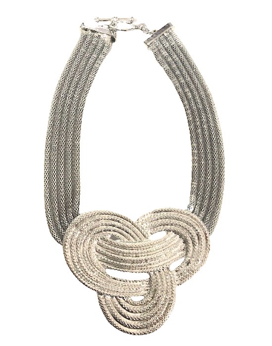 Statement ketting - Zilverkleurig - 39 Centimeter - Feestelijk ...