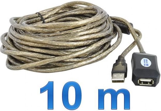 Actieve USB Verlengkabel - 10m | bol