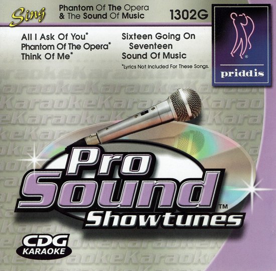 Sing Phantom of the Opera & Sound of Music, Karaoke | CD (album ...