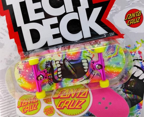 Tech Deck Single Board Series Santa Cruz Pink Trucks | bol.com