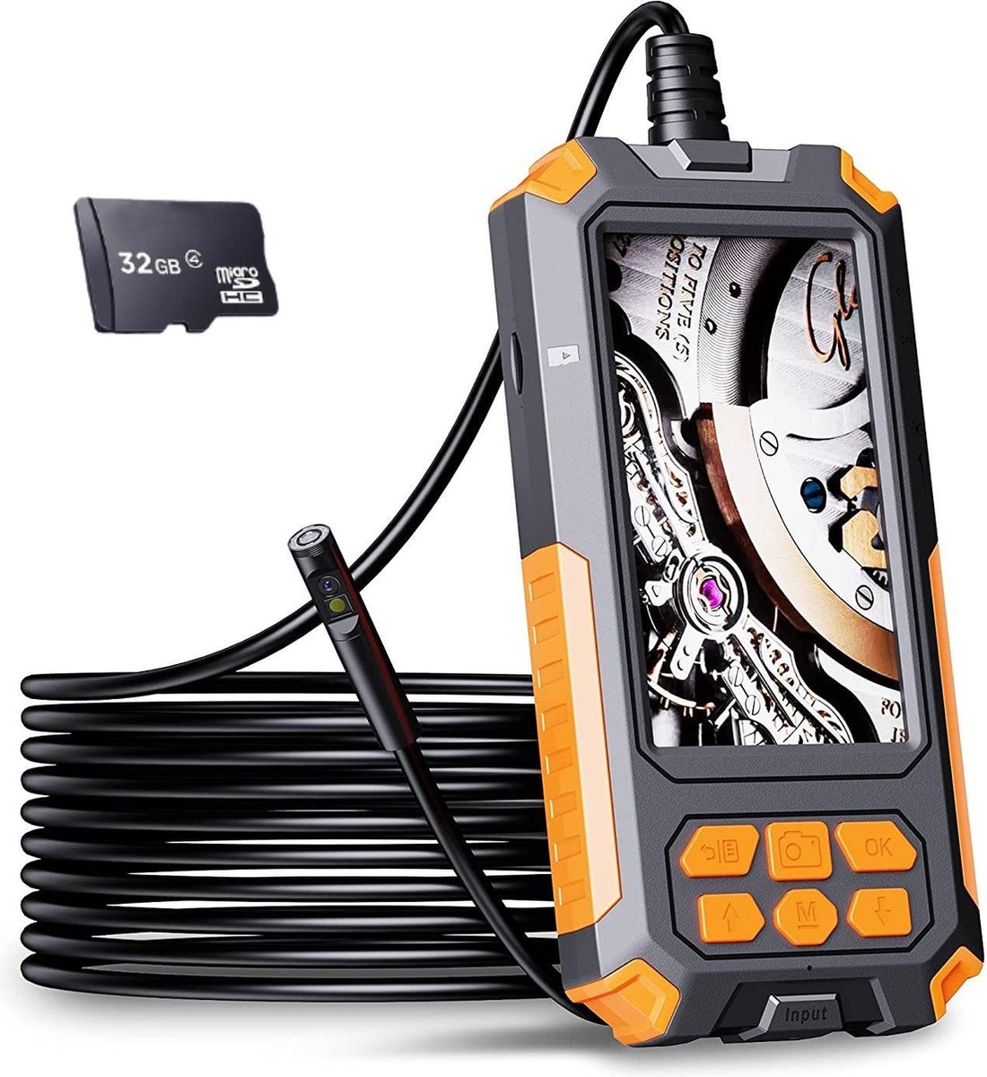 Logivision Inspectiecamera met FULL HD Scherm 5M - Dual Lens - 4.5 Inch ...