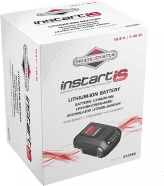 Briggs & stratton accu 10,8 v 2,0ah - 597189 | bol