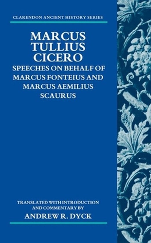Marcus Tullius Cicero | 9780199590063 | Andrew R Dyck | Boeken | bol.com