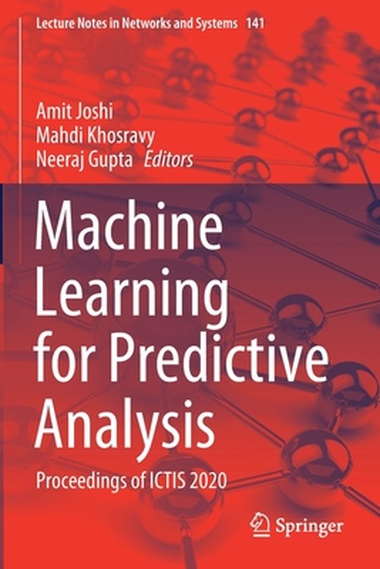 Machine Learning for Predictive Analysis | 9789811571084 | Boeken | bol.com