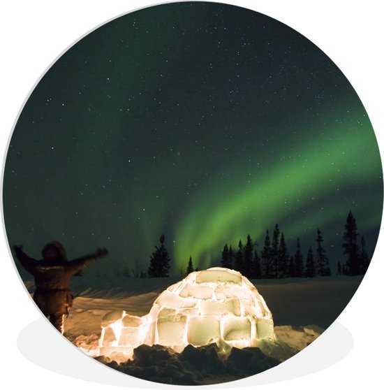 Wall Circle - Wall Circle Indoor - Igloo - Aurores Boréales - Neige ...