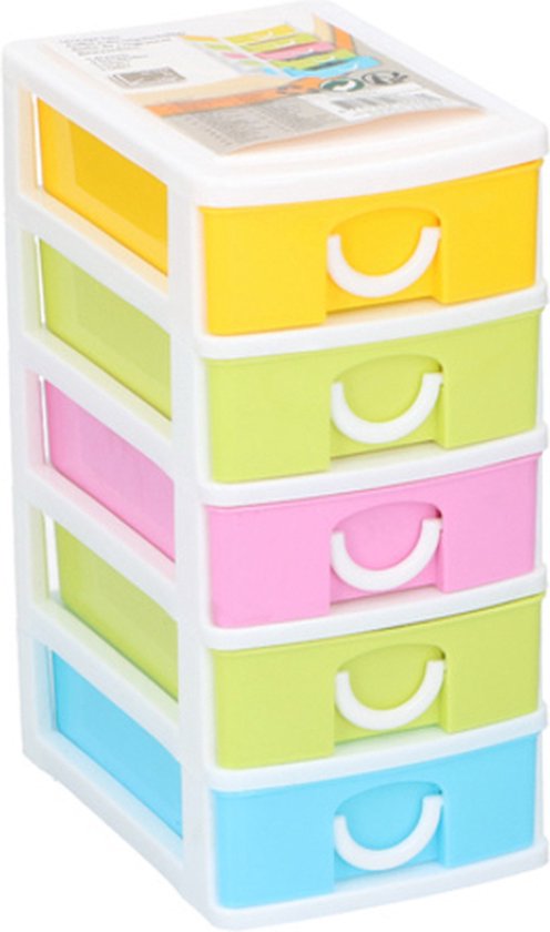 Ladekast organizer mini - Bureau ladekastje - Desk organizer 5 lades ...