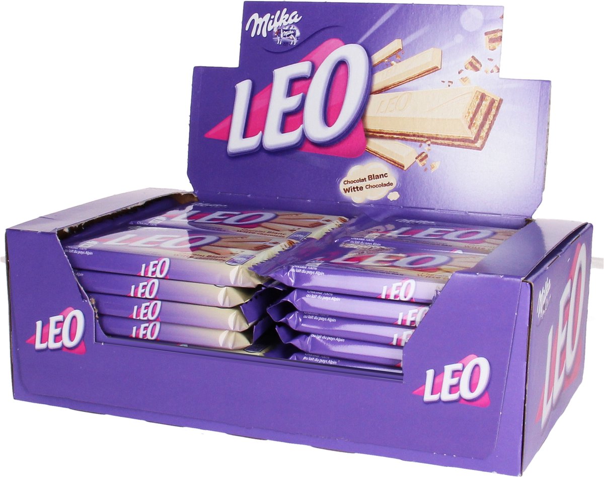 Barres de chocolat blanc Milka LEO - 32 x 33 grammes | bol.com