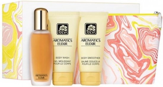 Clinique Aromatics Elixir Parfum 45ml + Body Smoother 75ml + Body Wash ...