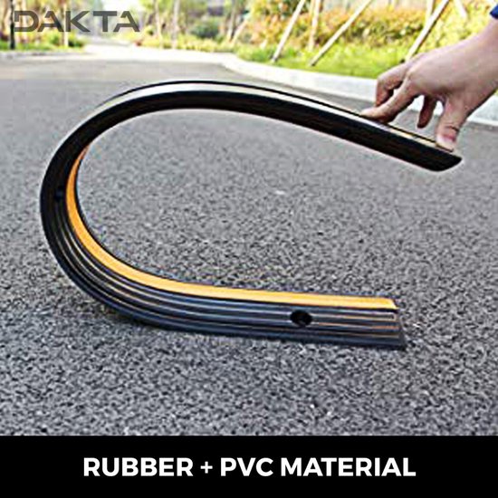 Dakta® Kabel Drempel 4-delig | Kabelgoot | Drempelbrug | Kabelbrug ...