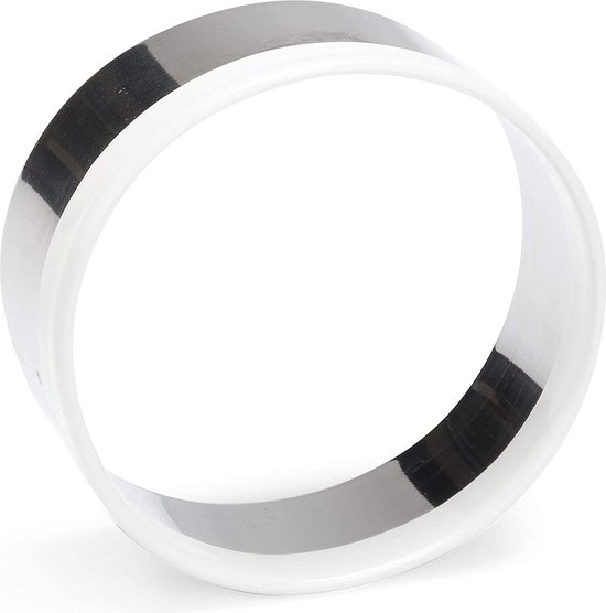 Uitsteekvorm Rond 6 5 X 6 5 Cm Rvs Zilver wit Bol Uitsteekvorm Rond 6 5 X 6 5 Cm Rvs Zilver wit Bol