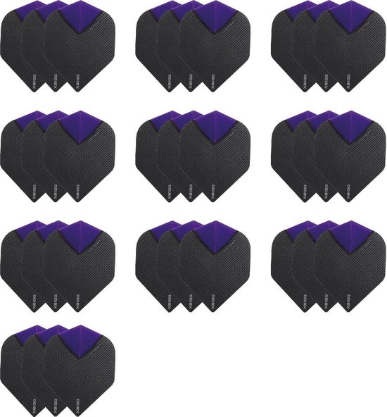 10 Sets (30 stuks) XS100 Skylight flights Multipack - Paars | bol