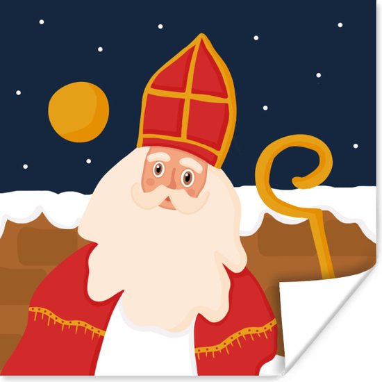 Poster Sinterklaas - Sint - Decoratie - Kinderen - Jongens - Meisjes ...