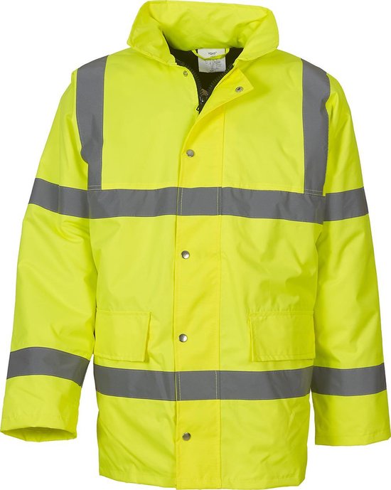 Fluo Classic Motorway Jacket - Fluo Yellow - 2XL - Yoko | bol