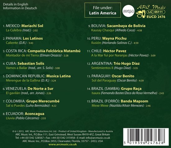 Various Artists - Best Of Latin America (CD), various artists | Muziek ...