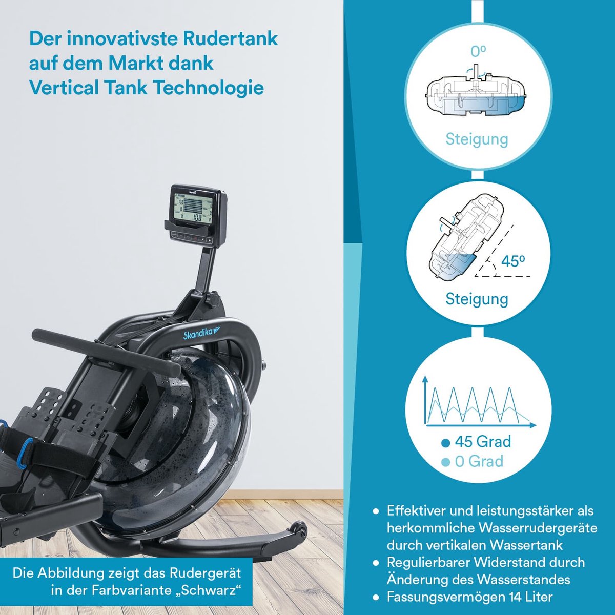 Skandika Nemo IV Water Roeimachine – Water Roeimachine – Roeiapparaat ...