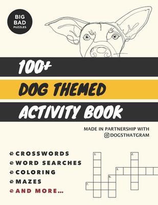 100+ Dog-Themed Activity Book, Dogs That Gram | 9798644429004 | Boeken ...