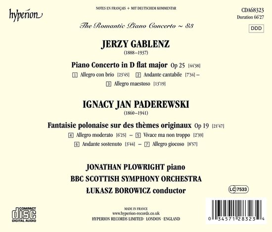 Jonathan Plowright, BBC Scottish Symphony Orchestra, Lukasz Borowicz ...
