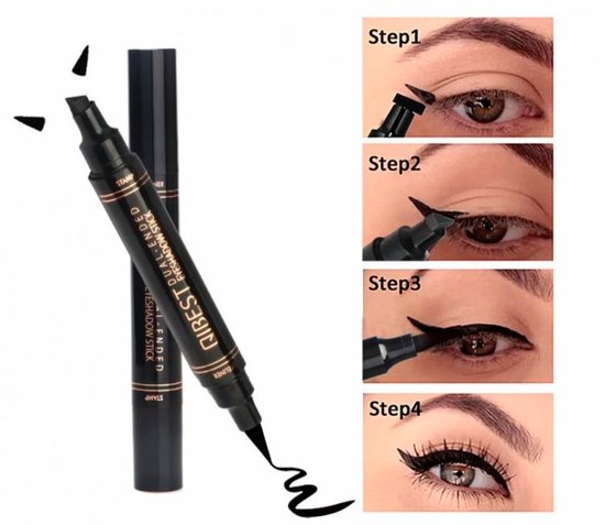 Eye Wing Stamp- Bruin- eyeliner- Oog stempel- 2 in 1-Charme Bijoux ...