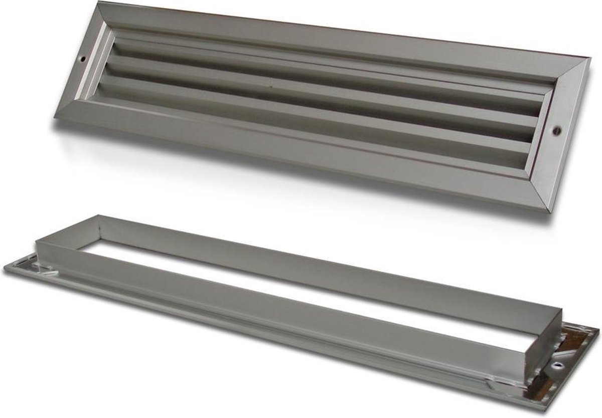 Weha Deurrooster 430x80mm, aluminium | bol.com
