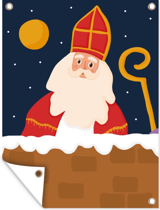Tuinposter - Tuindoek - Tuinposters buiten - Sinterklaas - Sint ...