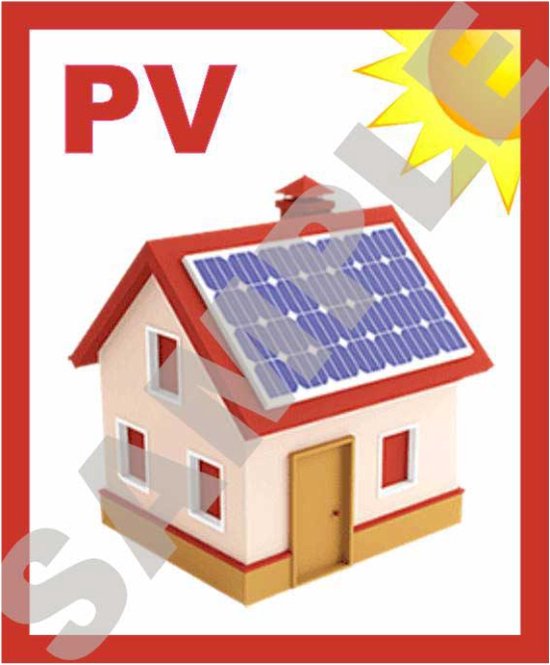 180 stuks PV stickers met logo voor installateurs | bol