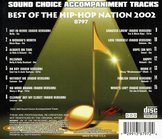 Best of the Hip-Hop Nation 2002, Karaoke | CD (album) | Muziek | bol