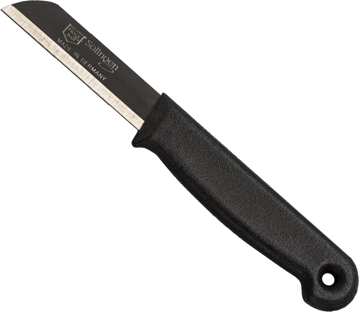 Solingen Schilmesje Duits - Zwart - RVS 16 cm. met beschermhoes - 10 ...